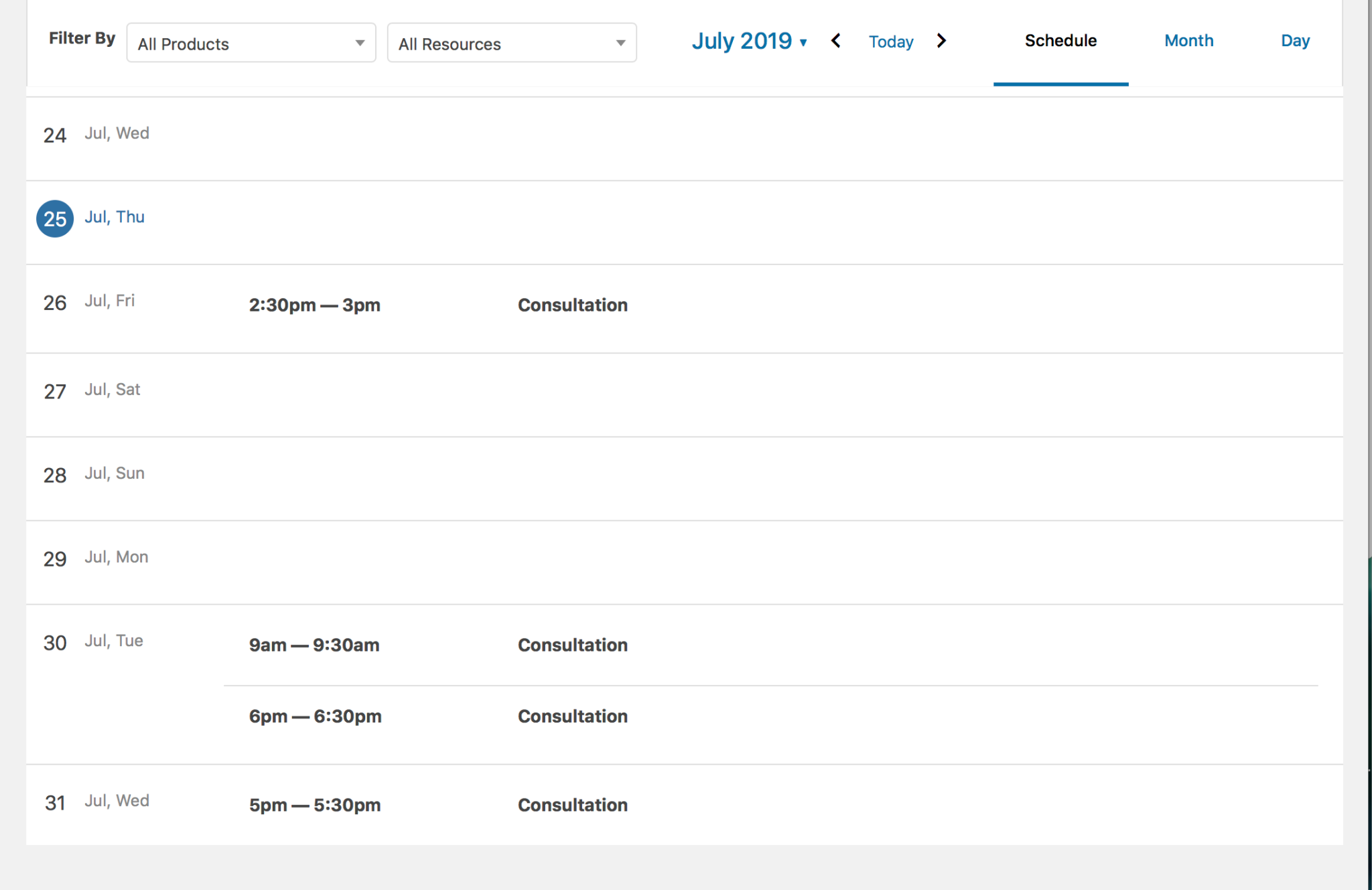 Managing Bookings - CODIBU